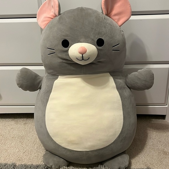 Squishmallows | Toys | Squishmallows 26in Misty The Gray Mouse Official ...